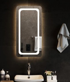 vidaXL Koupelnové zrcadlo s LED osvětlením 40x80 cm [3154094]