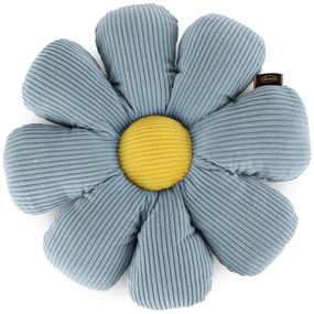 DĚTSKÝ DEKORAČNÍ POLŠTÁŘ FLOWER40 (FI) 37 CM MODRÁ