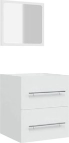 vidaXL Koupelnová skříňka se zrcadlem 41 x 38,5 x 48 cm [804818] Barva: kouřový dub
