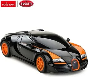 RASTAR RC auto Bugatti Grand Sport Vitese černá / Měřítko 1:24 / 19 cm