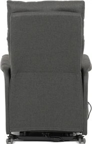 Polohovací křeslo šedé, elektrické TV-5482 GREY2