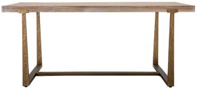 Designový jídelní stůl Nalanie 180 cm hnědý