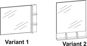 Zrcadlo VERONIKA april/wenge