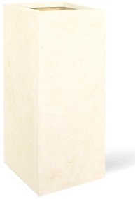 Polystone Style květináč Creme Rozměry: 35 cm šířka x 35 cm hloubka x 70 cm výška