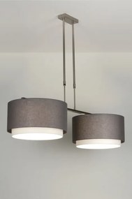 Závěsné designové svítidlo nad jídelní stůl Napolitana Grey Duo Distinque