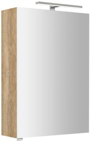 Sapho Sapho, RIWA galerka s LED osvětlením, 50x70x17cm, dub Alabama, RIW050-0022