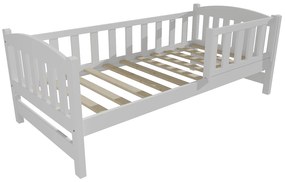 Vomaks Dětská postel DP 002 se zábranou Rozměr: 80 x 200 cm, Barva: barva bílá