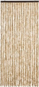Závěs proti hmyzu béžový 90 x 220 cm Chenille 284283