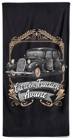 Osuška Citröen Traction Avant black (Velikost osušky: 100x170cm)