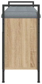 Lavice s botníkem dub sonoma 85,5x32x57,5 cm kompozitní dřevo - Default Title