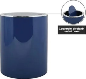 MSV KAMAKA výklopný odpadkový koš 6 L tmavě modrý / plast