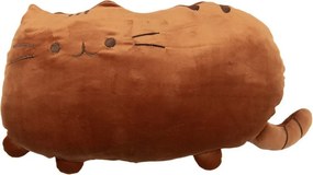 Rezavý dekorativní polštář ve tvaru kočičky Cat Rusty - 40*5*28 cm