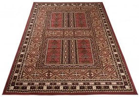 Klasický kusový koberec EUFRAT J930A hnědý Rozměr: 80x150 cm