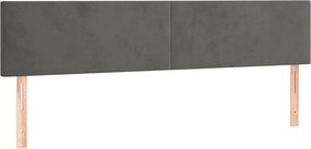 Box spring postel s matrací tmavě šedý 120x190 cm samet 3270458