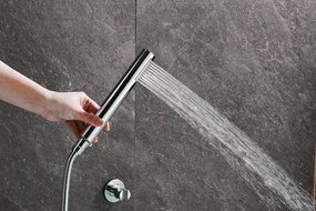 Gamma Roy, termostatická vanová baterie s ruční sprchovou soupravou, chromová, GMA-BRYPWT-CH