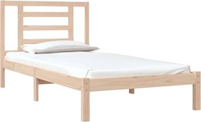 Postel bez matrace 90 x 190 cm masivní borovice 3104313