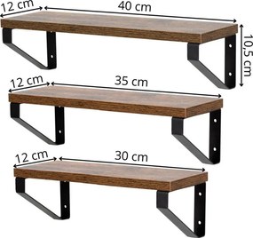 Police na zeď sada 3 ks SPRINGOS HF0049