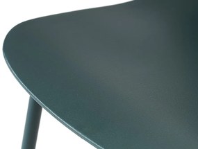 Designová židle Jensen petrolejová