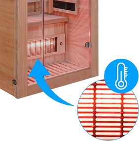 BPS-koupelny Infrasauna Relax  90x90, 1-2 osoby
