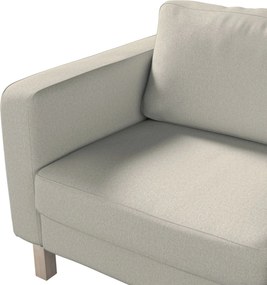 Potah na pohovku IKEA  Karlstad 2-místná, nerozkládací, krátký barva béžová látka pletený vzor