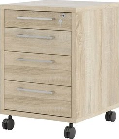FALCO Kontejner na kolečkách Office 419 dub sonoma