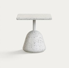 Zahradní konferenční stolek s terrazzo deskou 44x44 cm Saura – Kave Home