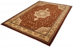 Kusový koberec YESEMEK 5071A Hnědý Rozměr: 160x220 cm