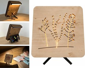 Li-Go "Kokoška" lampa 19x19 cm provedení povrchu: bříza