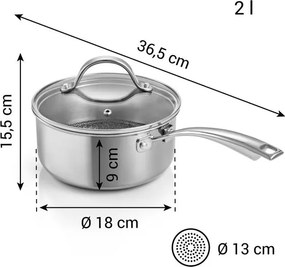 TESCOMA Rendlík SteelCRAFT s poklicí ø 18 cm, 2,0 l