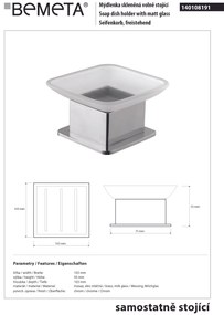 Bemeta Design BETA: Mýdlenka, na postavení -