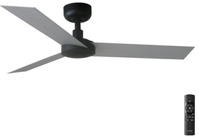 FARO Barcelona FARO 34285 - Stropní ventilátor CRUISER S černá pr. 106 cm + dálkové ovládání 34285
