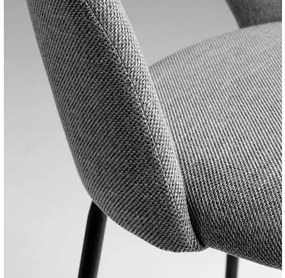 Barová židle mahalia 63 cm světle šedá MUZZA