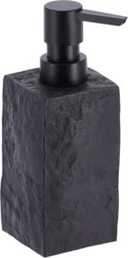 Dávkovač mýdla Matty, černá/s černými prvky, 260 ml