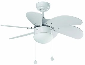 Stropní ventilátor se světlem Faro PALAO 33180 bílá + záruka 3 roky ZDARMA