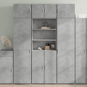 Skříň highboard betonově šedá 70x42,5x185 cm kompozitní dřevo 3281374