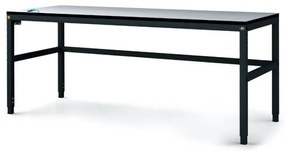 Alfa 3 Antistatický dílenský ESD stůl, 1800x800x745-985 mm, nastavitelné podnoží