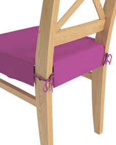 Sedák na židli IKEA Ingolf barva růžová látka pletený vzor