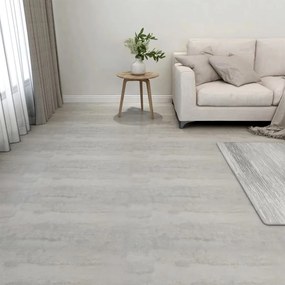 Samolepicí podlahové desky 20 ks PVC 1,86 m² světle šedé,  330154
