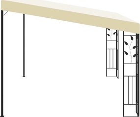 vidaXL Altán ke zdi 4 x 3 x 2,5 m [47998] Barva: krémová