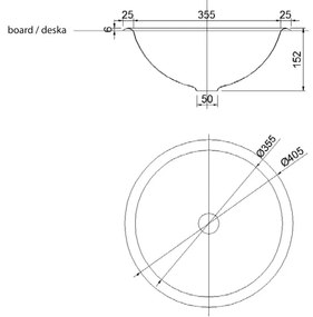 Kulaté umyvadlo nerezové ve stříbrné barvě ø 40,5 cm – Sapho