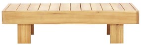 Konferenční stolek Thornberry - 100 x 60 x 25 cm | masivní akáciové dřevo