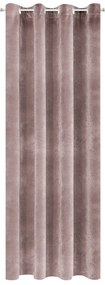 ZATEMŇOVACÍ ZÁVĚS NA KROUŽCÍCH RIA 140X250 CM PÚDROVĚ RŮŽOVÁ