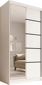 ADRK Furniture Posuvná skříň Laurencja 100 SW-LAU-100-WW