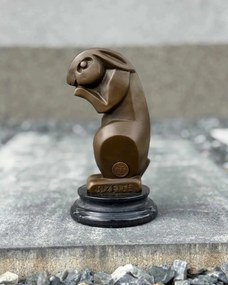 Bronzová socha - Králík - art deco