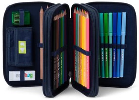 Školní penál Ergobag maxi - Heaven reflexní