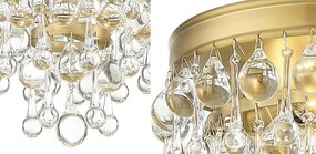Toolight Designové osvětlení Crystal APP1621-3CP Gold