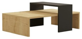 Konferenční stolek Glow Anthracite and Sapphire Oak