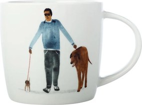 Bílý porcelánový hrnek 400 ml Little Dog – Maxwell &amp; Williams