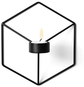 Audo Copenhagen Nástěnný svícen POV Black 21 cm, černá barva, kov