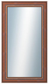 DANTIK - Zarámované zrcadlo - rozměr s rámem cca 50x90 cm z lišty ANGLIE hnědá (561)
